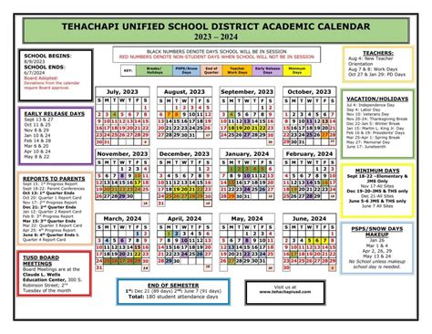 Torrance Unified School District Calendar 2026 2027 School Calendar