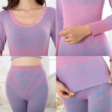 Conjunto De Ropa Interior Trmica Para Mujer Calzo Vicedeal