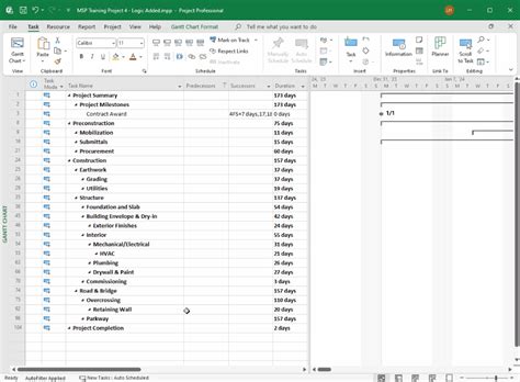 Using Auto Filter To Track Schedule Health In Microsoft Project Taradigm