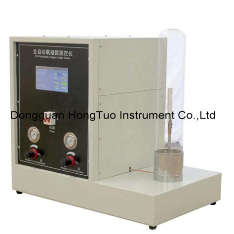 Limiting Oxygen Index Test Apparatus Plastic Rubber Foam Limiting