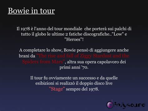 David Bowie La Trilogia Berlinese Ppt