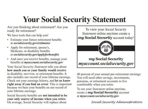 How To Read Your Social Security Disability Statement Hensley Legal Group Pc
