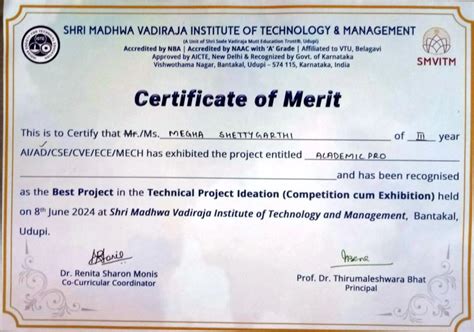 Completed A Mini Project On Academic Pro College Management Megha Shettygarthi Posted On The