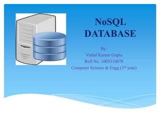 No Sql Database PPTX