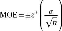 Linking Margin Of Error And Population Proportion Dummies