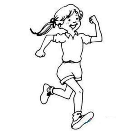 运动会小人简笔画 简笔画图片大全 普车都