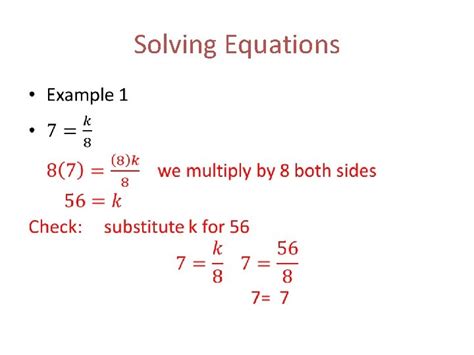 Chapter 1 1 3 Solving Equations By Multiplying