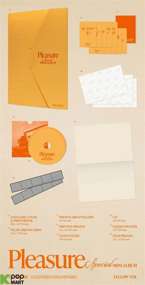 TREASURE SPECIAL MINI ALBUM PLEASURE 2 Version Set KPOPMART COM