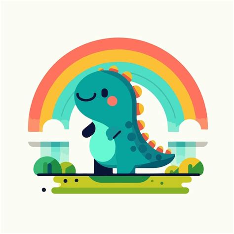Cute Dinosaur Vector Image Premium Ai Generated Vector