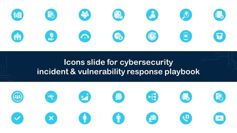 Icons Slide For Cybersecurity Incident And Vulnerability Response Playbook Ppt Example