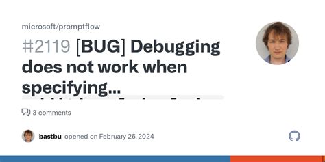 Bug Debugging Does Not Work When Specifying `additionalincludes