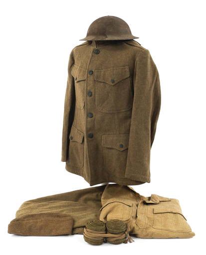 Wwi Us Army Aef M1917 Enlisted Uniform Set