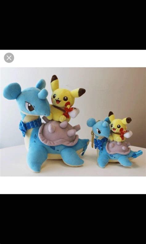Pokemon Center Jewel Exclusive Lapras Pikachu Plush Big Hobbies And Toys Toys And Games On Carousell