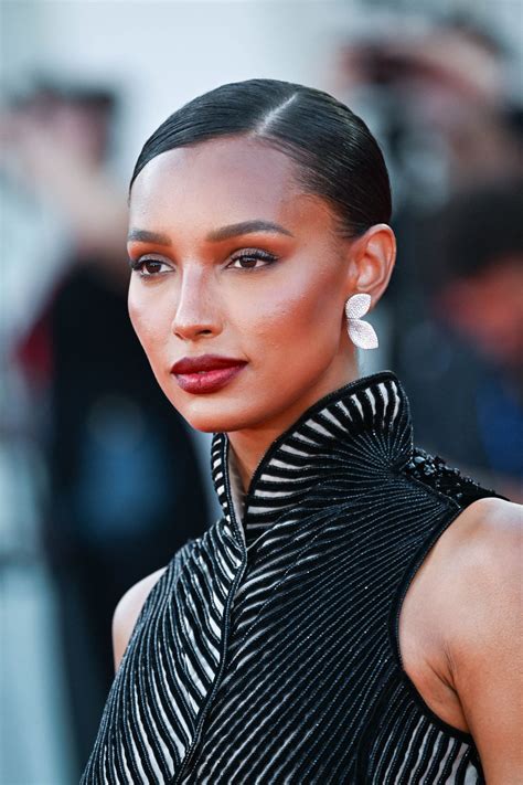 Jasmine Tookes Dazzles In Giorgio Armani At Campo Di Battaglia Premiere During Venice Film
