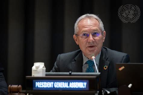 Un General Assembly President War Turned Everything Upside Down