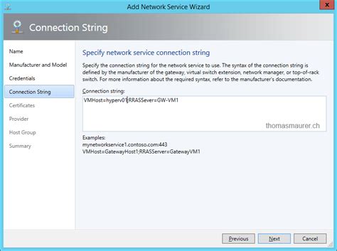 Connect Microsoft Hyper V Network Virtualization Gateway In System