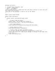 CarCounter Java Package CarCounter Program Name CarCounter Java
