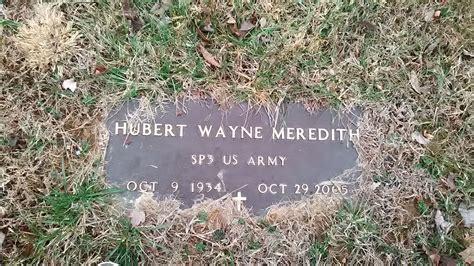 Hubert Wayne Meredith 1934 2005 Find A Grave Memorial