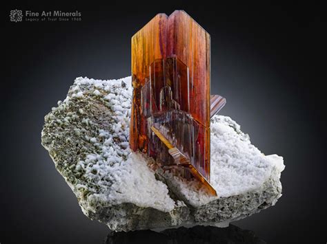 Brookite On Matrix Brk 62 Fine Art Minerals