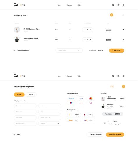 Responsive Ecommerce Ui Kit For Adobe Xd Uistoredesign