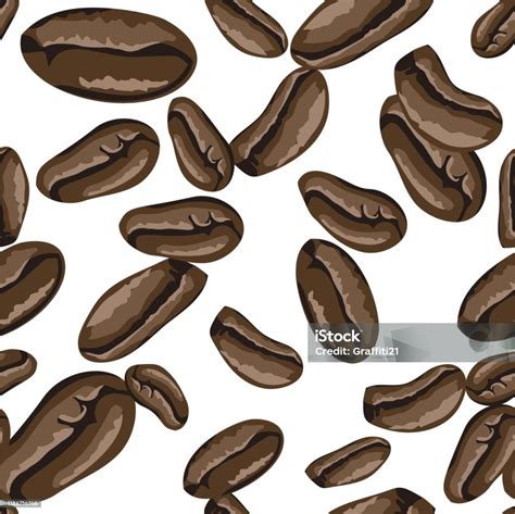아라비아 스타일의 커피 원두 매끄러운 패턴 손으로 그린 커피 콩 벡터입니다 벡터 손으로 그린 그림입니다 원활한 패턴 0명에 대한