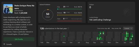 Programming Leetcode Techinterview Techcareer Pedro Enrique Pérez