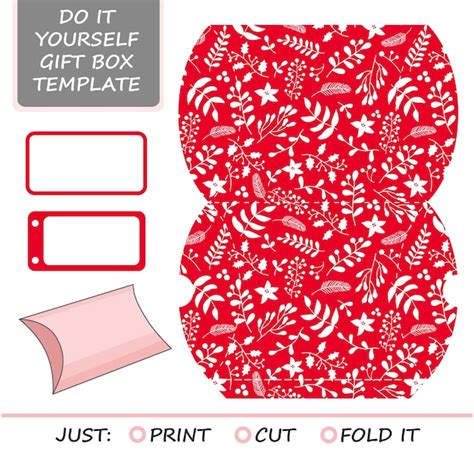 Premium Vector Christmas Vector T Packaging Template