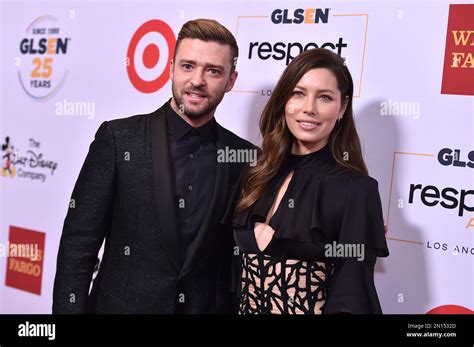 Jessica Biel And Husband Justin Timberlake Arrive At The 2015 Glsen