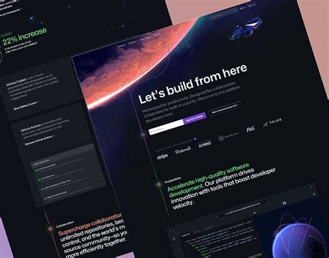 Web Development Landing Page Behance