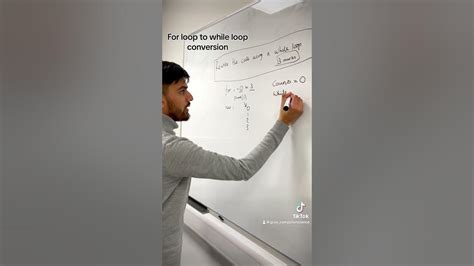 For Loop To While Loop Alevel Gcse Computerscience Programming