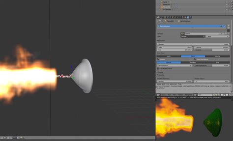 Two Particle Systems Fire Water But Only One Shows How Come