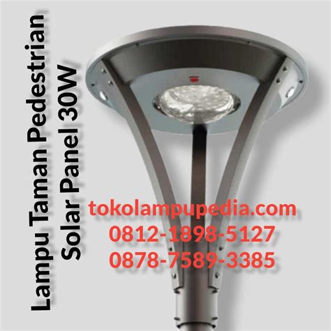 Jual Lampu Pedestrian Solar Cell Taman W Toko Lampupedia