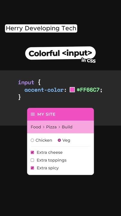 🎨 Css Color Input Field 🔥 Customize Your Forms Like A Pro 🚀💡shorts