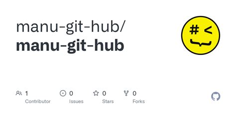 GitHub Manu Git Hub Manu Git Hub