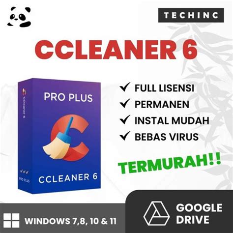 Jual Ccleaner 6 Pro Plus Full Version Permanen Premium Mempercepat Pc Untuk Gaming Dan Bekerja