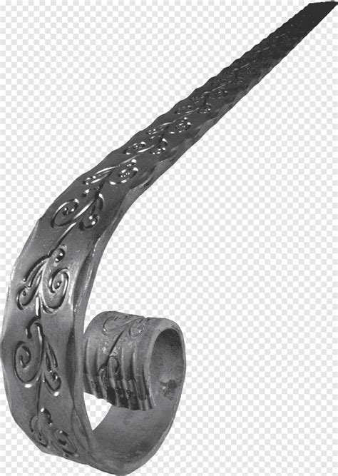 바디 주얼리 실버 스크롤 바 꼬리 스크롤 Png Pngegg