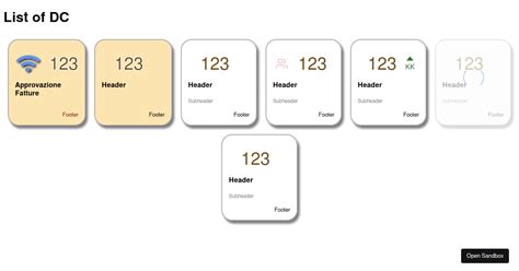 Tiles Dashboard Forked Codesandbox