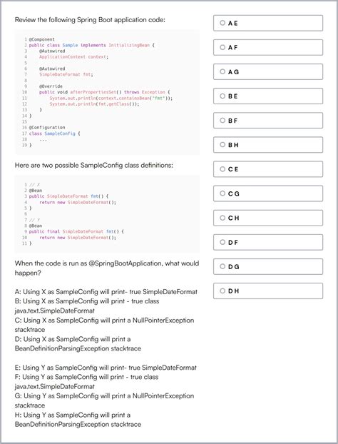 skills required for spring boot developer and how to assess them