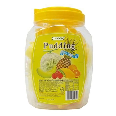 Cocon Mini Nata De Coco Pudding Jar Assorted 35g Oceanic Supermarket
