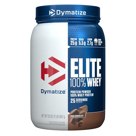 Free Shipping Dymatize Elite 100 Whey Protein Powder In Rich