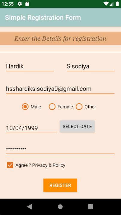 GitHub HardikSS8 Android Registration Form This Repository Is A