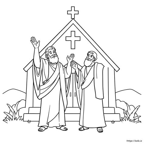 Paul And Silas Coloring Sheets