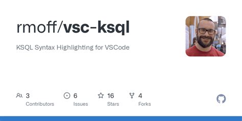 Github Rmoff Vsc Ksql Ksql Syntax Highlighting For Vscode