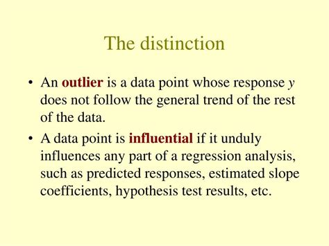 Ppt Outliers And Influential Data Points Powerpoint Presentation Free Download Id6711251