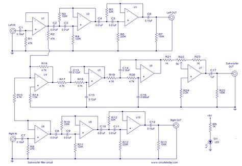 Simple Subwoofer Filter Circuit Diagram Circuit Diagram