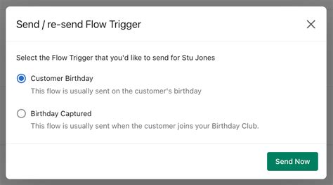 how to send re send a shopify flow trigger happy birthday app