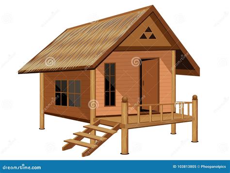 Grass Hut Design Stock Vector Illustration Of Home 103813805