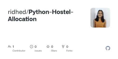 Github Ridhedpython Hostel Allocation