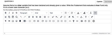Solved Assume That X Is A Char Variable That Has Been
