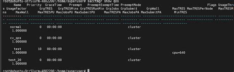 Slurm：invalid Qos Specification Stack Overflow